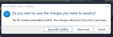 Test Merge Editor `dont Save` Should Be `dont Save` · Issue 158941