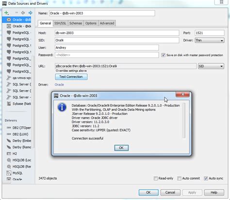 DG Only Working With Oracle Drivers IDEs Support IntelliJ Platform JetBrains