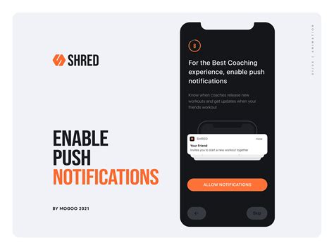 Enable Push Notifications By Mikhail Grebennikov On Dribbble