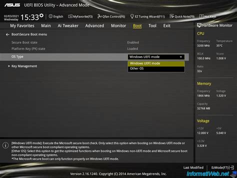 Configure Your Computer S BIOS To Boot In UEFI Mode Firmware BIOS Tutorials InformatiWeb