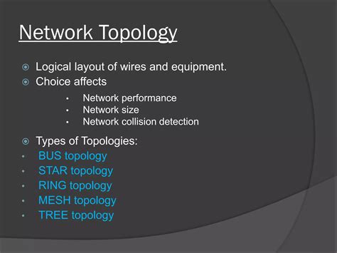 computer network models and topologies pptx