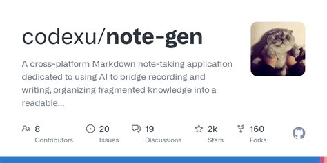 Github Codexunote Gen A Cross Platform Markdown Note Taking