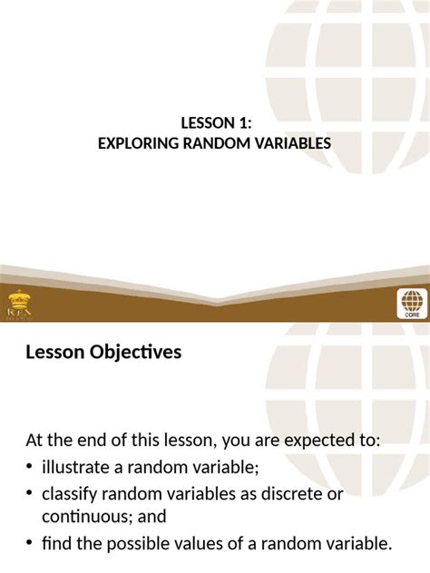 Lesson 1 Exploring Random Variables Pdf Random Variable