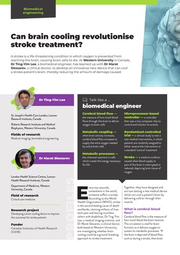 Can Brain Cooling Revolutionise Stroke Treatment Teaching Resources