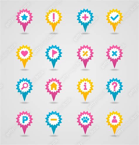 Pin Map Icon Set Map Pointer Map Markers 이미지 1158622544 일러스트 무료