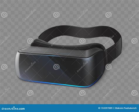 Vr Glasses Virtual Reality Headset Device Abstract Black Vr Room With
