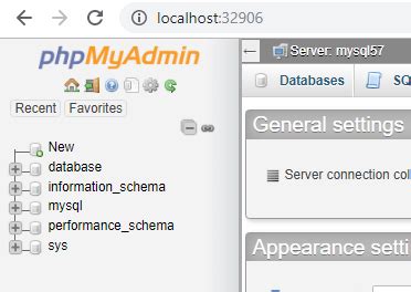Docker Lando Configured Database Not Showing In Phpmyadmin Stack