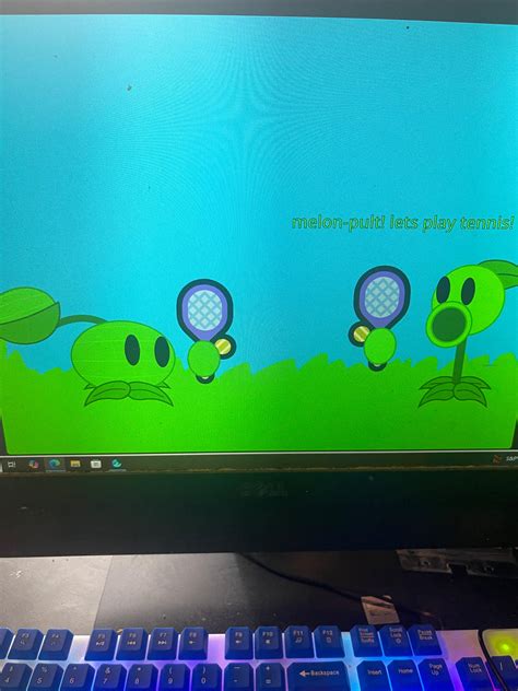 Peashooter And Melon Pult Plays Tennis Gone Wrong By Pvzfan12964 On