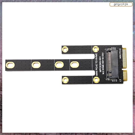 L E U R Expansion Card MPCIE To KEY M Expansion Slot MINIPCI E To NVME M2 Adapter Card WIFI