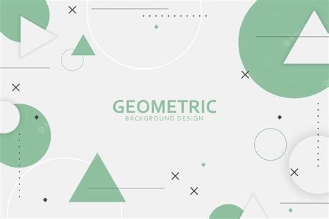 Premium Vector Abstract Geometric Background Design With Circle And Triangle Shapes
