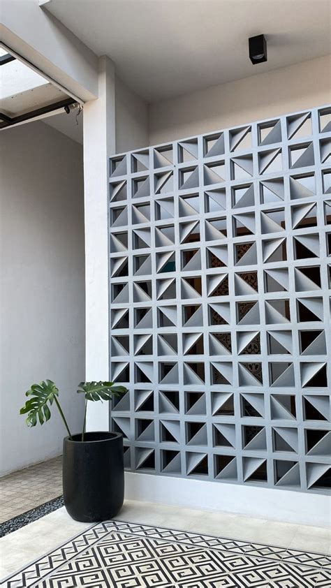 Breeze Block Wall Breeze Block Wall Home Interior Design Wall Design