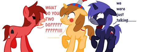 We Were Just Talking By Edgeyboiss On Deviantart