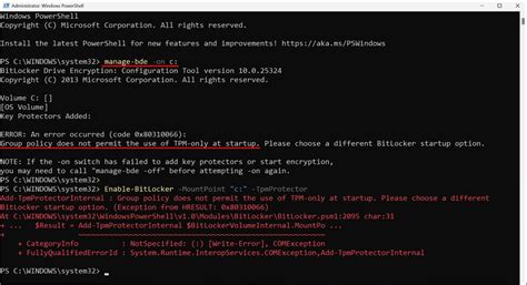 Secure BitLocker Key With A PIN Sysops
