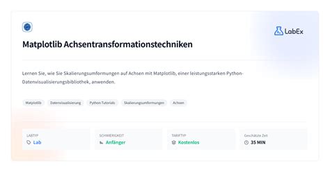 Matplotlib Datenvisualisierung Python Tutorials Lab Labex