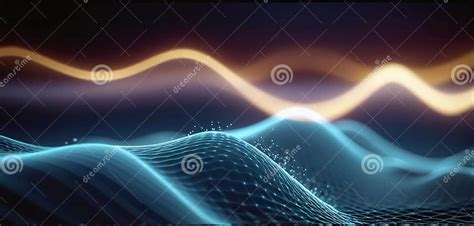 Energetic Waveform That Displays Colorful And Dynamic Wave Patterns