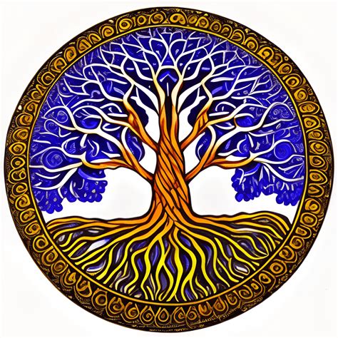 Mandala Tree Of Life Graphic Creative Fabrica