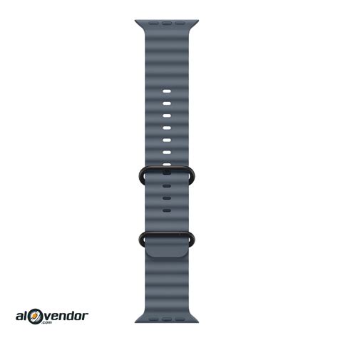 Apple Watch Ultra 3 Black Titanium Ocean Band Xanh Mỏ Neo