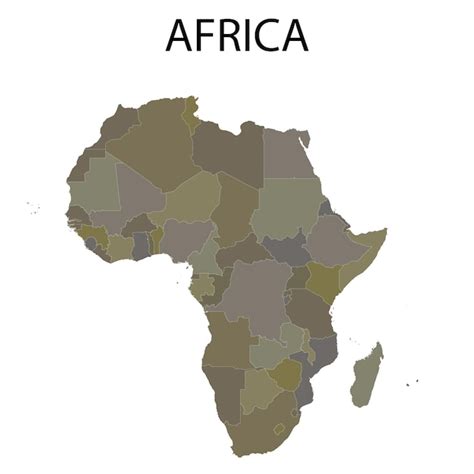 Premium Vector Map Africa