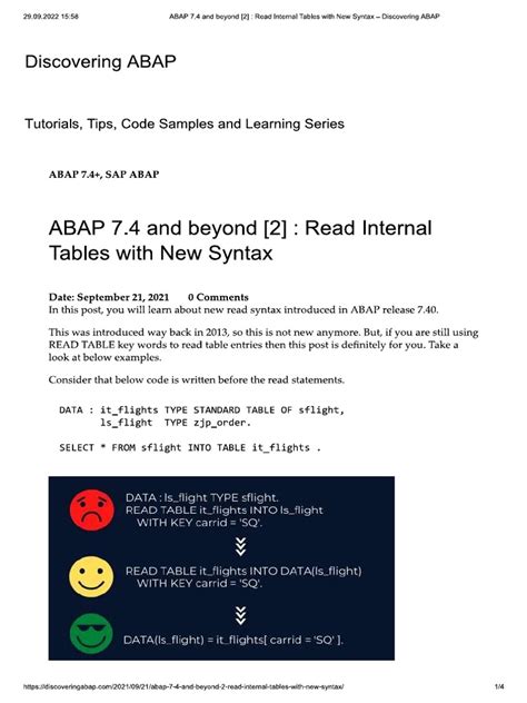 yeni read table pdf