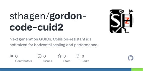 Github Sthagengordon Code Cuid2 Next Generation Guids Collision