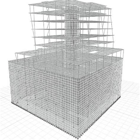 Structure Model With Fixed Base Through Etabs Software Download
