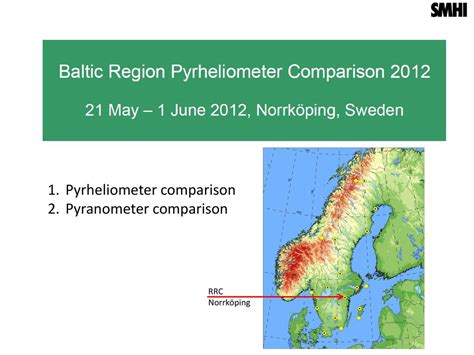 results of baltic region pyrheliometer comparison brpc ppt download