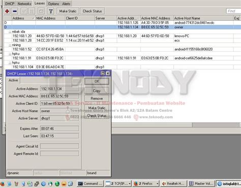 Setting Client Mikrotik Hotspot Tanpa Login Teknody