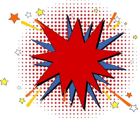 Free Vector Comic Book Explosion Graphic