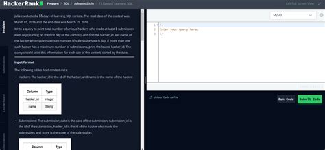 Học Sql Từ Cơ Bản Đến Nâng Cao Trên Hackerrank Viblo