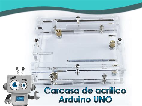 Carcasa De Acr Lico Arduino Uno R App Tek