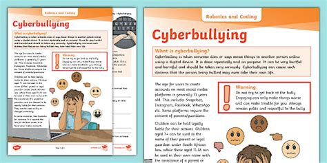 Robotics And Coding Cyberbullying Teacher Made Twinkl