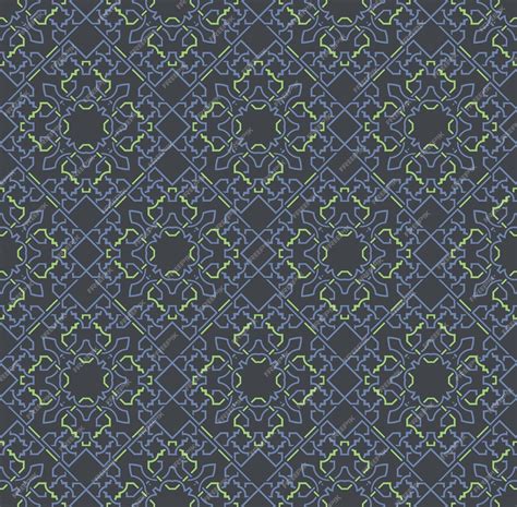 Premium Vector Seamless Pattern Decorative Symmetries Ornament