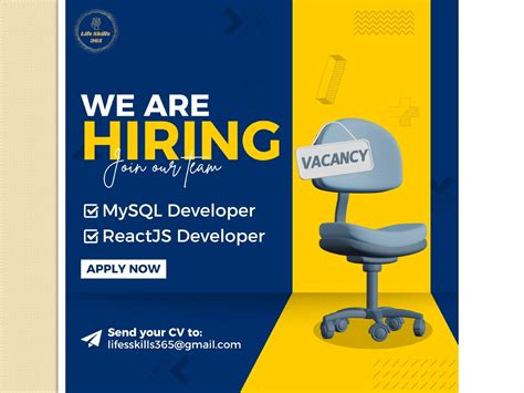 we are hiring mysql and reactjs developer pptx business business