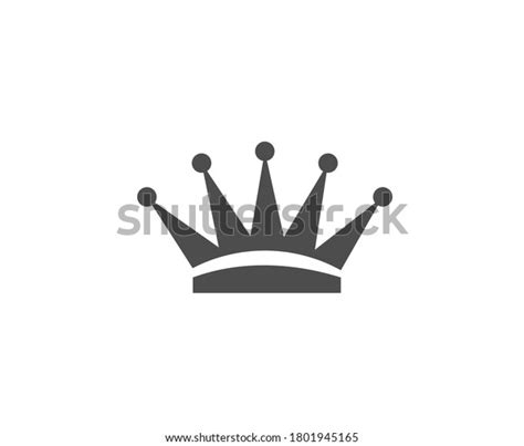 Crown Icon Cockscomb Vector Isolated Stock Vector Royalty Free