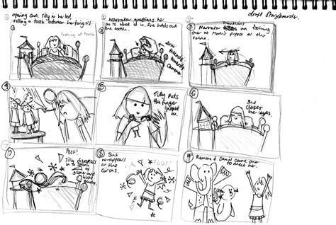 Laura S Animations Draft Storyboard Sequence And Story