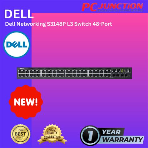 Dell Networking S3148p L3 Switch 48 Port And Dell 1100w Switching Power Supply Psu 0frnjj Dps
