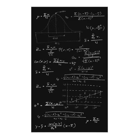 Statistics Blackboard Poster Zazzle Statistics Blackboard Poster Zazzle