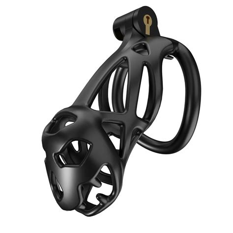 Small Chastity Cage Male 3d Pinter Plastic Black A2 Chastity Cage