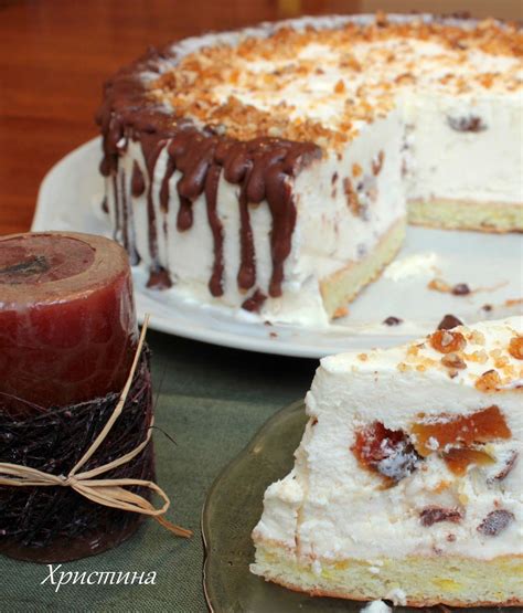 Животът може да E вкусен Смокинова сладоледена торта Рецепты тортов Торт Рецепты