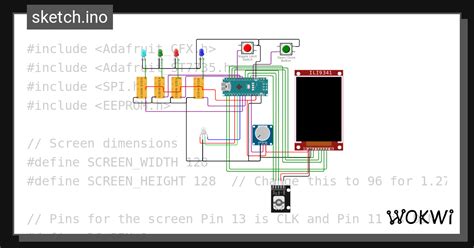 Nano Board Hybrid Rgb Screen Wokwi Arduino And Esp32 Simulator