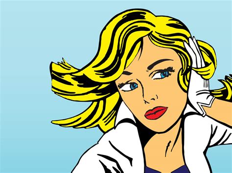 Vector Pop Art Girl Vector Art And Graphics