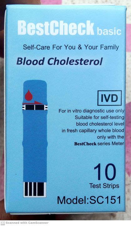 Best Check Cholesterol Strip 10 Pcs Bd