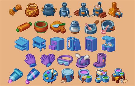 2d Casual Game Casual Props Digital Art Merge Mobile Game Ui User