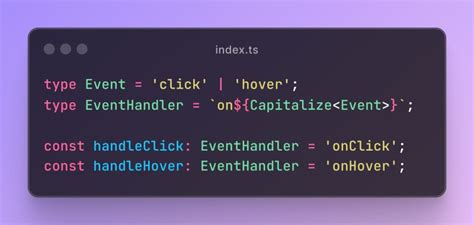 ⌾tim C On Linkedin Typescript Tip Of The Day String Type Modelling One Of The Most