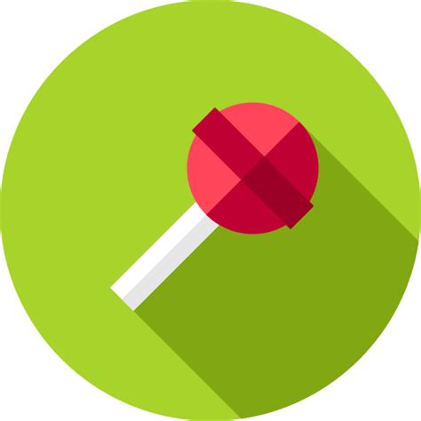 Lollipop Flat Circular Flat Icon