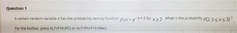 solved question 1 a certain random variable x has the
