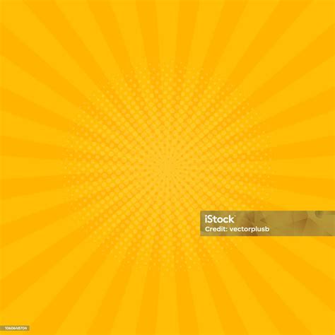 밝은 노란색 광선 배경입니다 만화 팝 아트 스타일 벡터 일러스트 레이 션 모션블러에 대한 스톡 벡터 아트 및 기타 이미지 모션블러 배경 주제 노랑 Istock