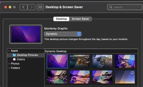 How To Enable And Setup Custom Dynamic Desktops In MacOS
