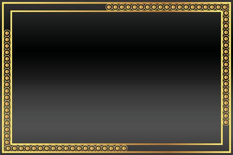 Rectangle Golden Frame Border Vector Art At Vecteezy