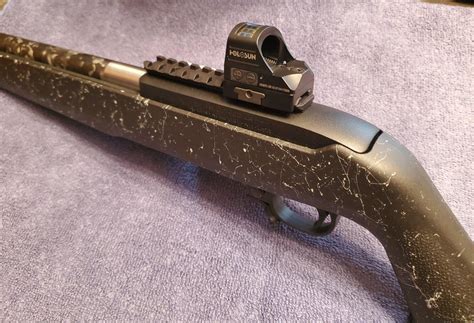 Ruger Carbon Fiber 10 22 With Holoson Micro Green Dot Sight Ruger Firearm